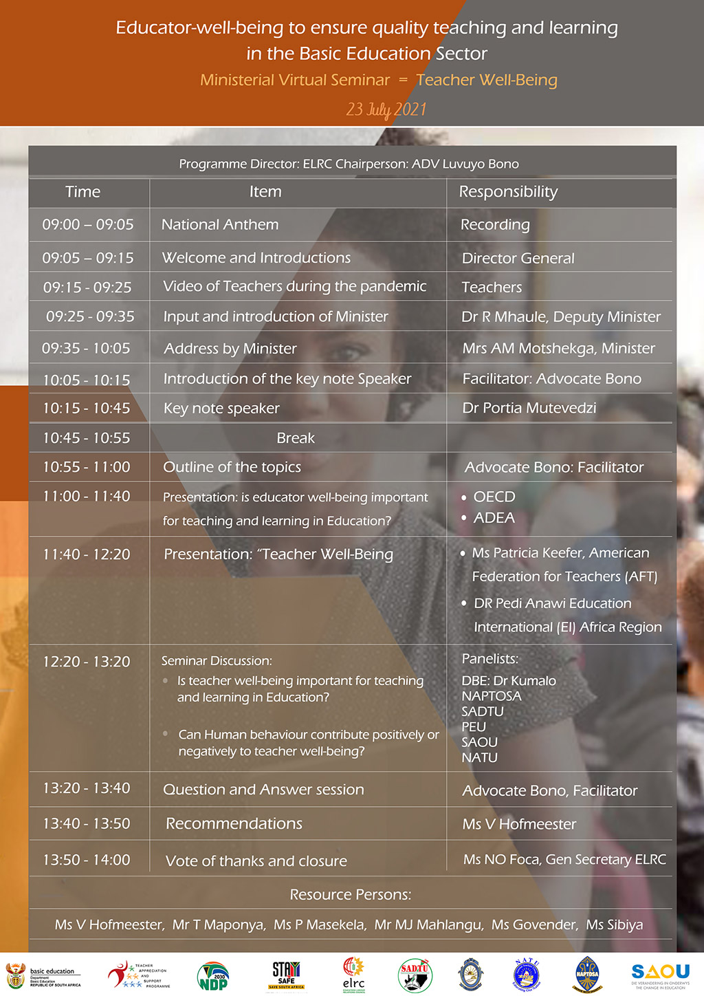 Teacher Well-Being Seminar | TeacherConnect