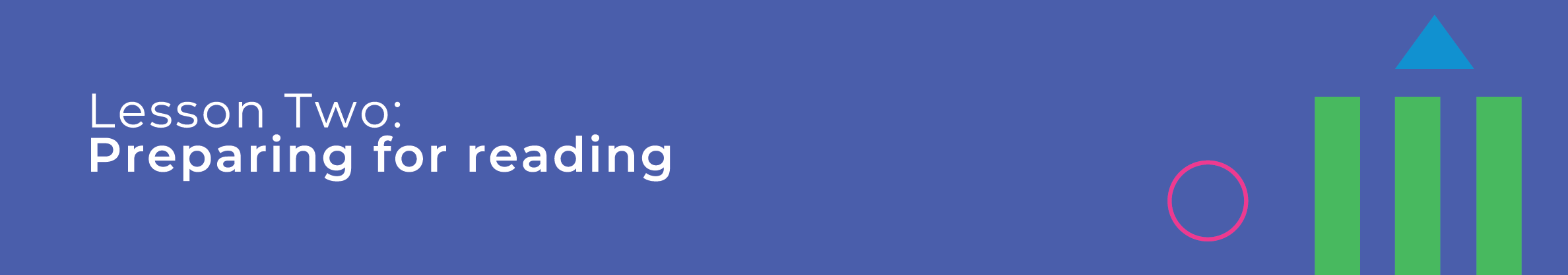 Lesson Two: Preparing for reading | TeacherConnect